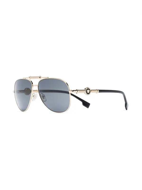 Versace Medusa Head Aviator Sunglasses