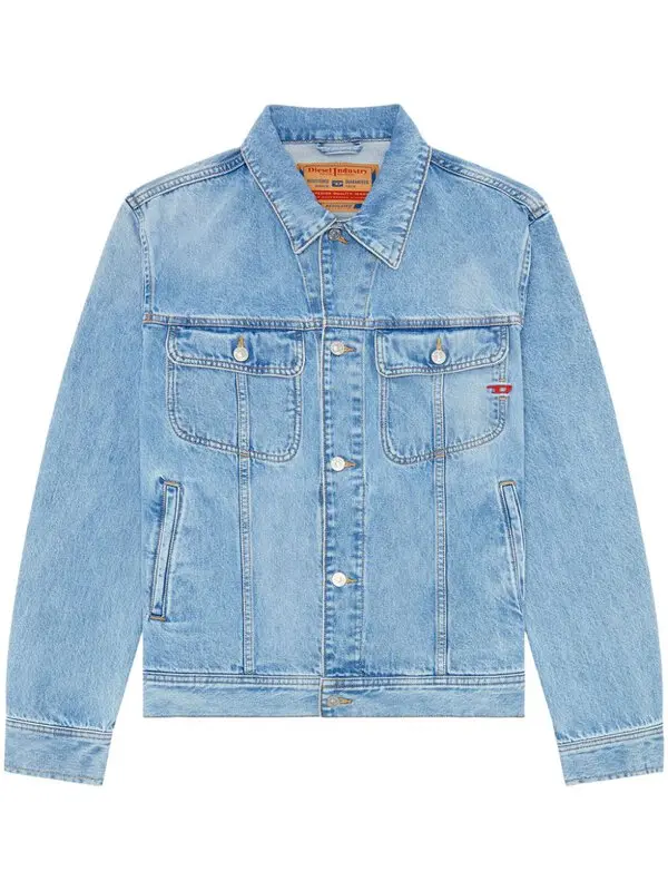 Diesel D-barcy Denim Jacket - Blue