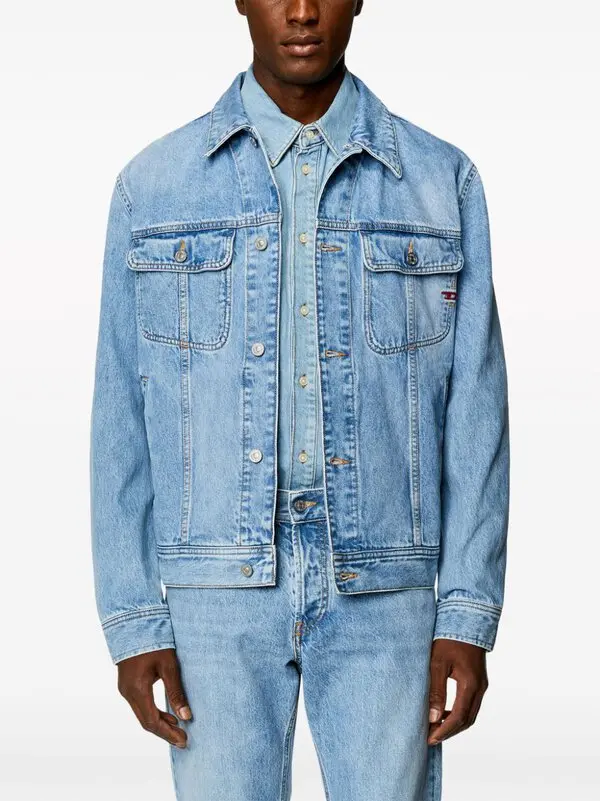 DIESEL® D-barcy Denim Jacket - Blue