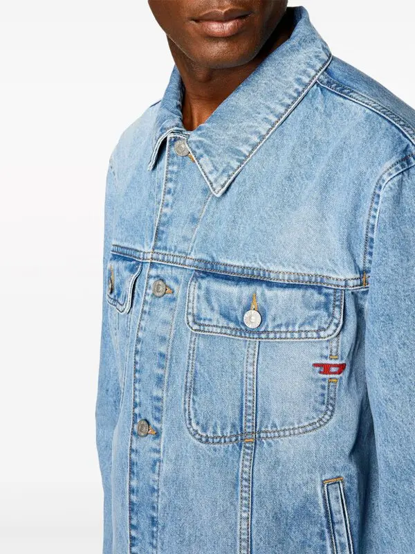 DIESEL® D-barcy Denim Jacket - Blue
