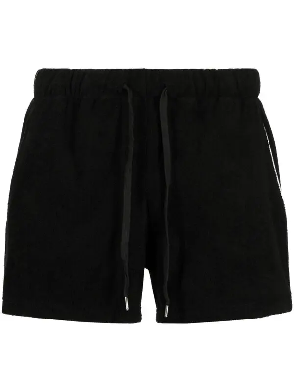 BLUE SKY INN Waiter Cotton Terry-cloth Shorts - Black