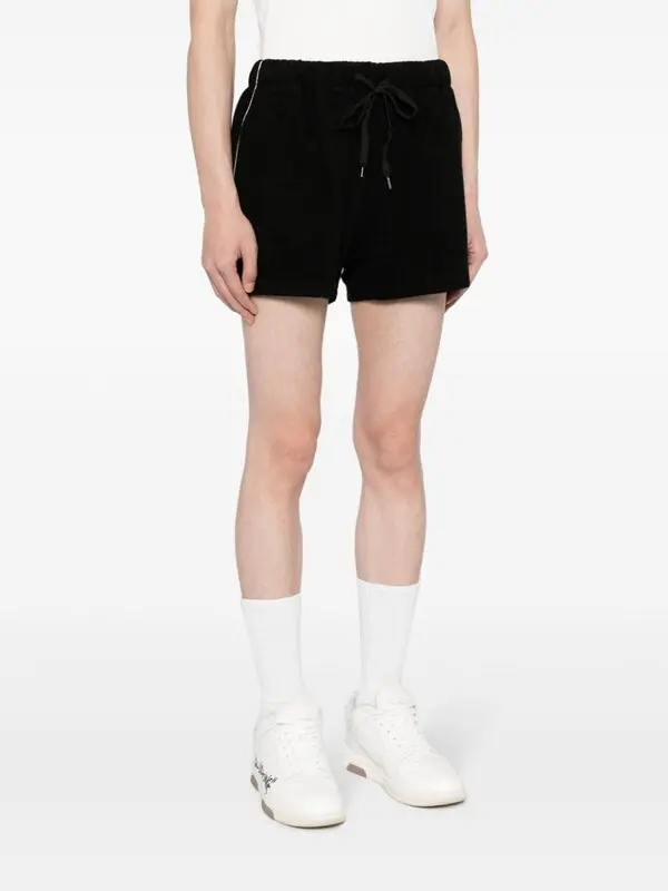 BLUE SKY INN Waiter Cotton Terry-cloth Shorts - Black