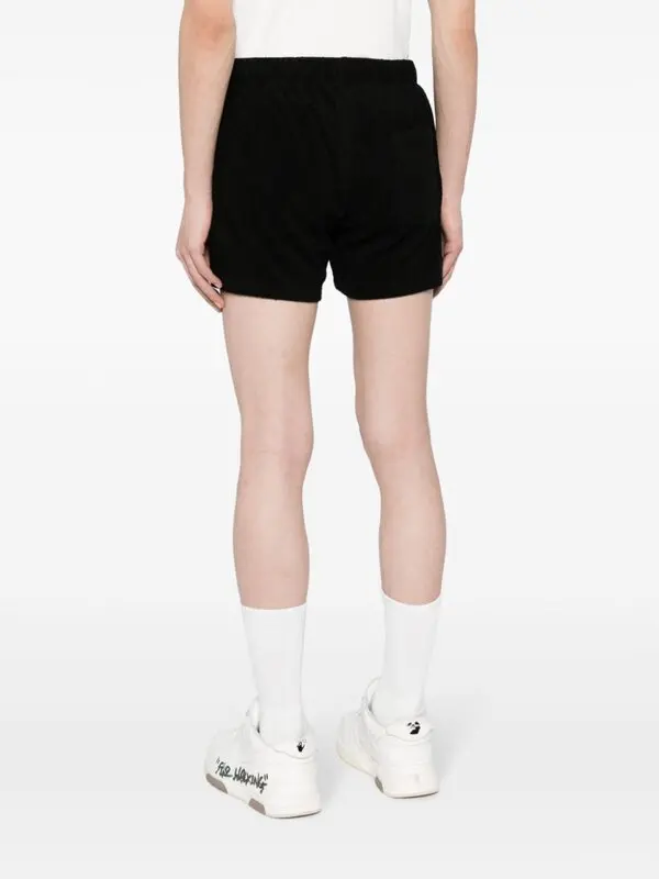BLUE SKY INN Waiter Cotton Terry-cloth Shorts - Black