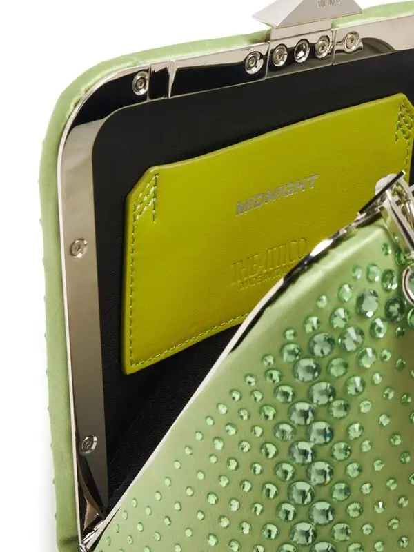 Attico Crystal-embellished Clutch
