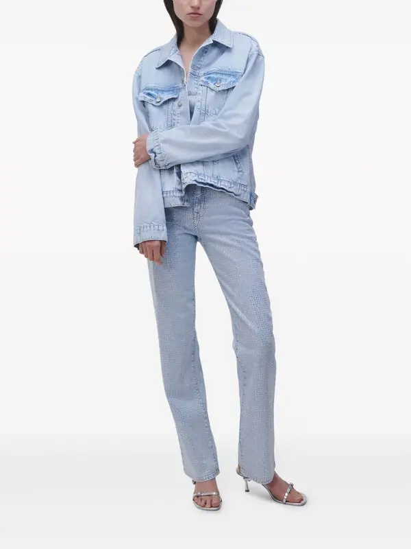 Simkhai Liam High-rise Straight-leg Jeans