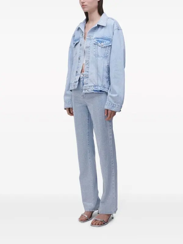 Simkhai Liam High-rise Straight-leg Jeans