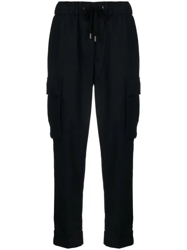 Peserico Drawstring Cropped Track Pants