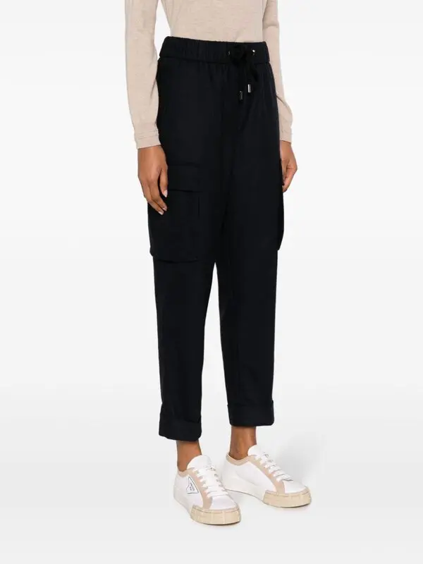 Peserico Drawstring Cropped Track Pants