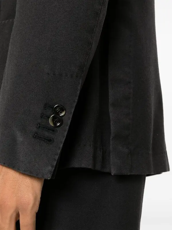 DELL'OGLIO Double-breasted Wool Suit - Grey