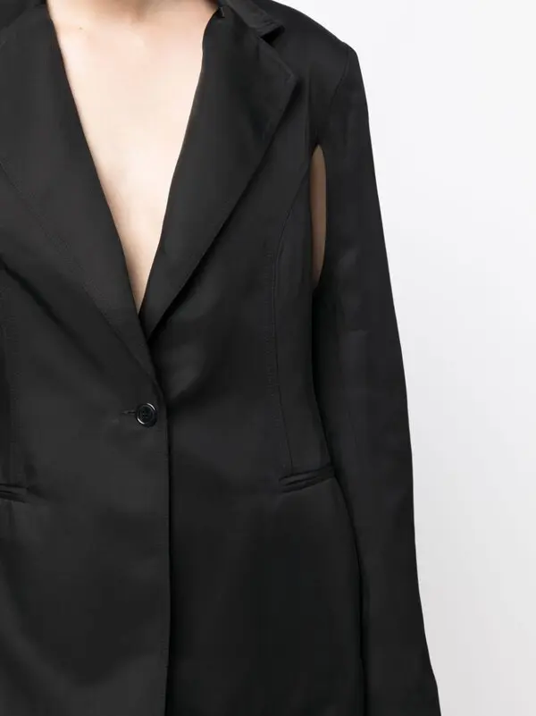 BOYAROVSKAYA Cut-out Single-breasted Blazer