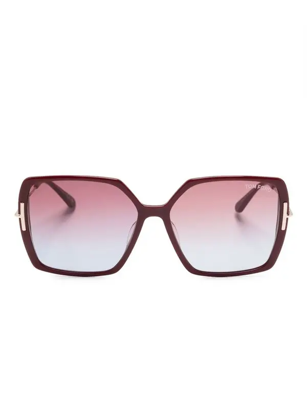 TOM FORD Square-frame Sunglasses - Red