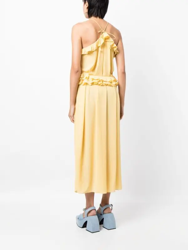 BAMBAH Halterneck Midi Dress