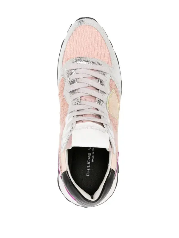 Philippe Model Panelled Low-top Sneakers - Pink