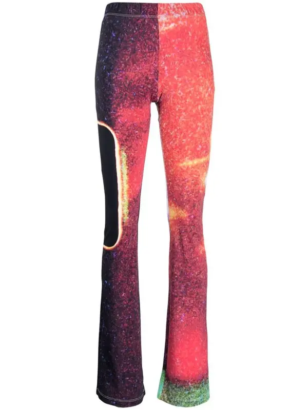 MAISON MARGIELA Abstract Print Trousers