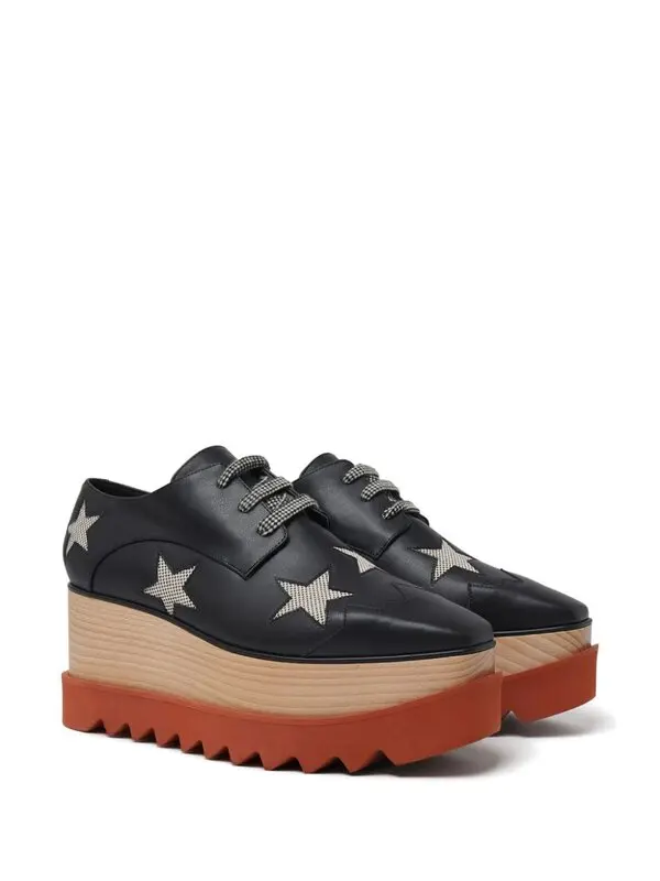 Stella McCartney Elyse Stars Platform Brogues