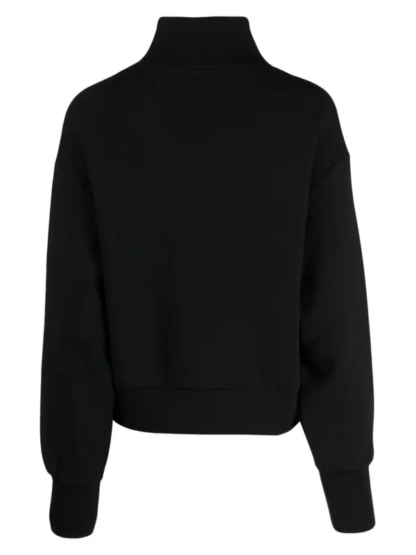 Varley Davidson Zipped Jersey Sweatshirt - Black