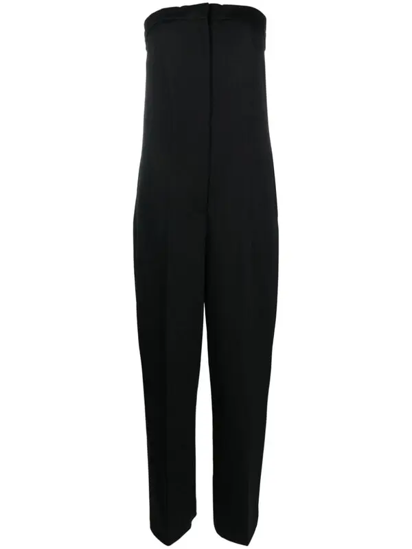 Erika Cavallini Strapless Tailored Jumpsuit - Black