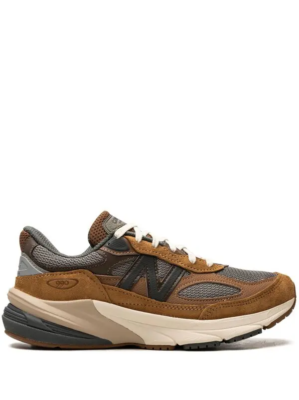 NEW BALANCE 990v6 Carhartt Sculpture Center Sneakers - Brown
