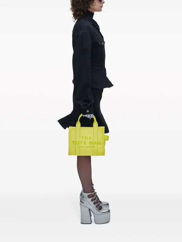 Marc Jacobs Tote Bag Small Pebble-leather Tote Bag - Yellow