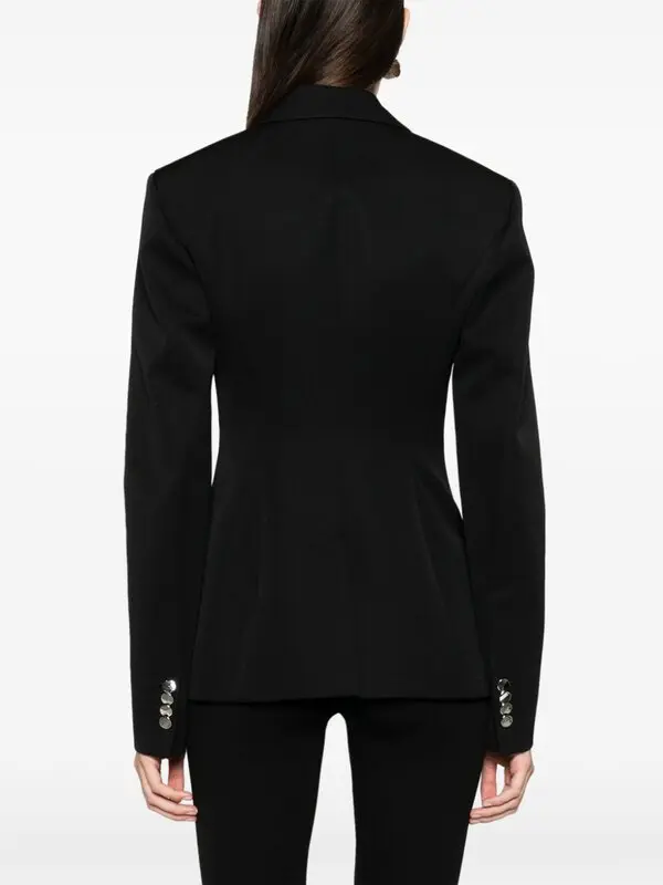 Attico Single-breasted Virgin Wool Blazer