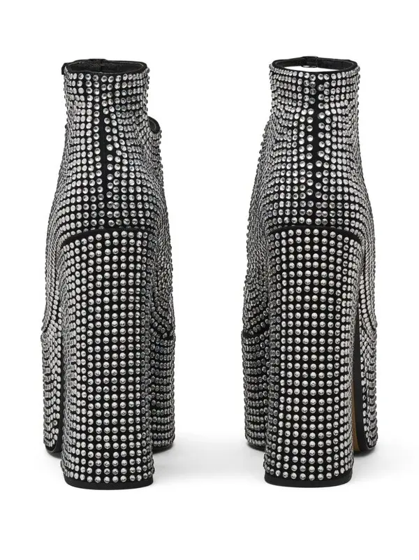 Marc Jacobs 160mm The Rhinestone Kiki Pumps - Black