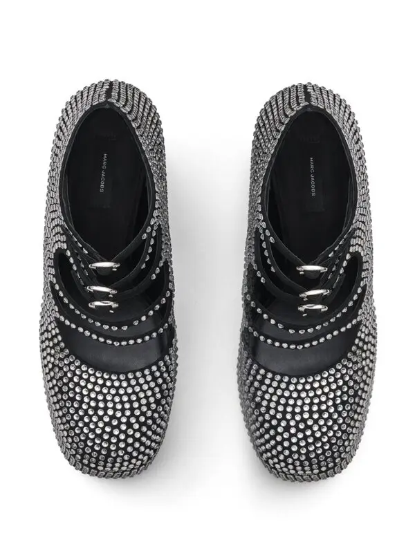 Marc Jacobs 160mm The Rhinestone Kiki Pumps - Black