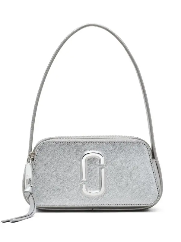 Marc Jacobs Metallic Slingshot Shoulder Bag - Silver