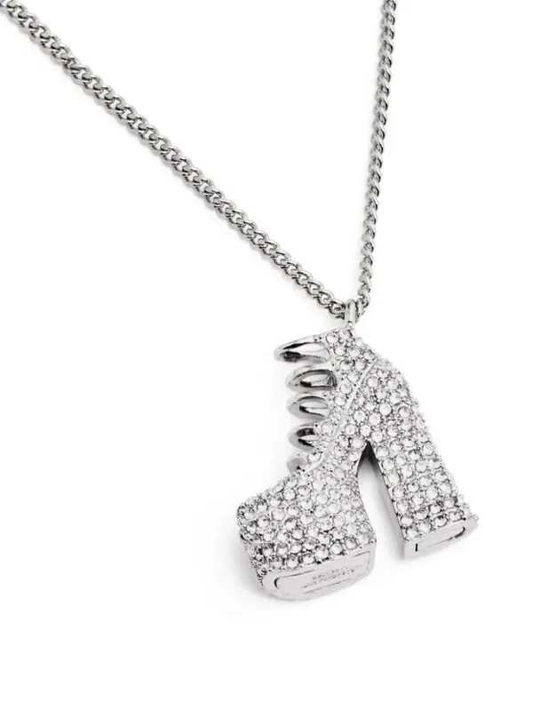 Marc Jacobs Pavé Kiki Boot Pendant Necklace