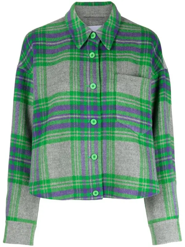 JNBY Plaid Button-up Jacket