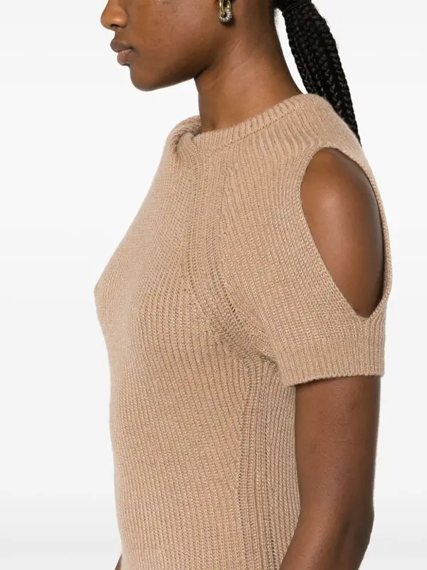 Stella McCartney Ribbed-knit Midi Dress