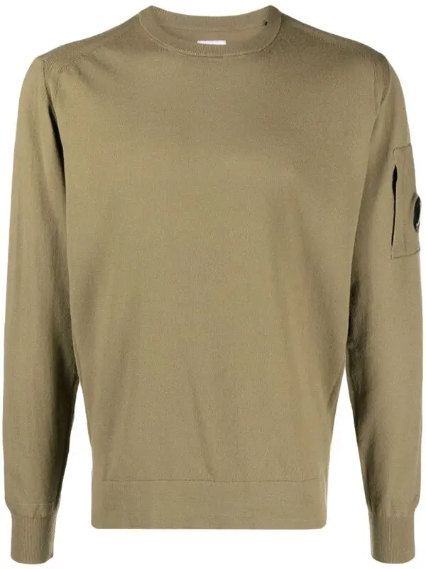 C.P. COMPANY Lens-detail Sweatshirt - Brown