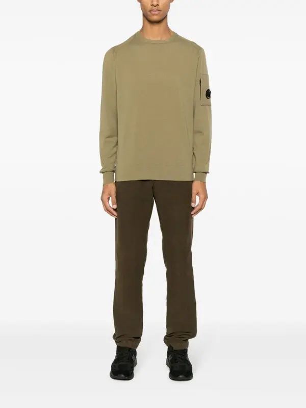 C.P. COMPANY Lens-detail Sweatshirt - Brown