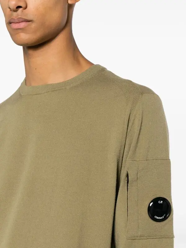 C.P. COMPANY Lens-detail Sweatshirt - Brown