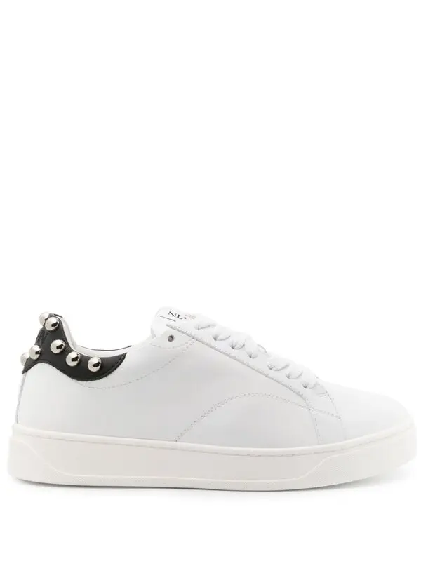 LANVIN Studded Leather Sneakers
