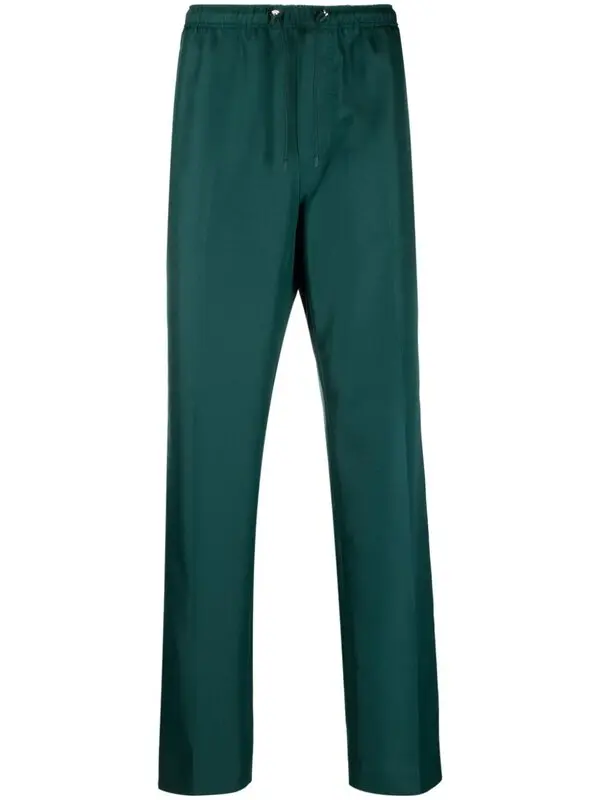 LANVIN Side-stripe Cotton Trousers