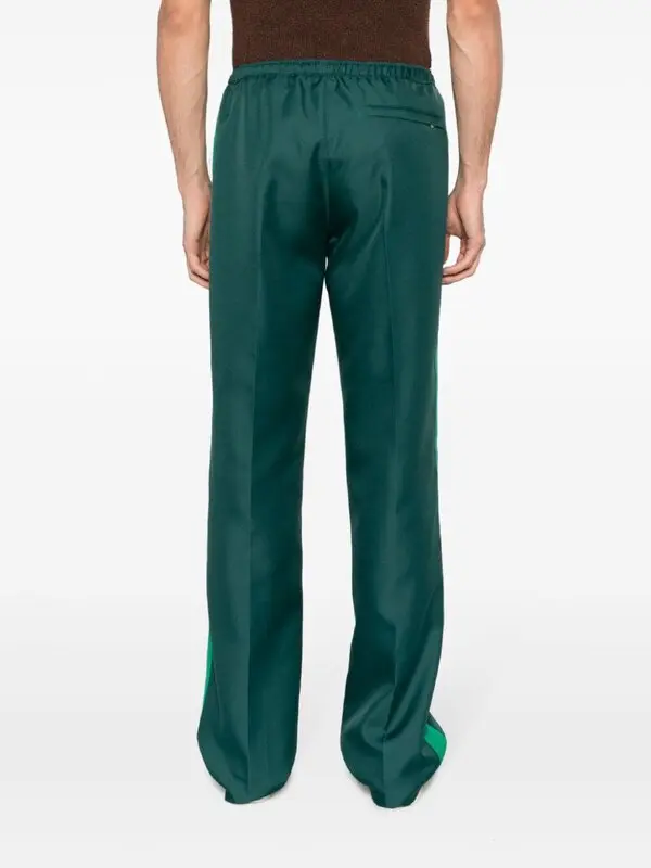 LANVIN Side-stripe Cotton Trousers