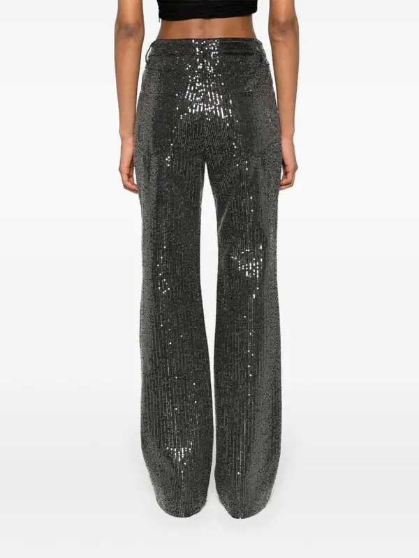 ROTATE BY BIRGER CHRISTENSEN High-waisted Sequined Jeans
