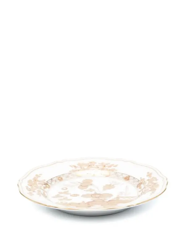 GINORI 1735 Aurum Porcelain Plate - White