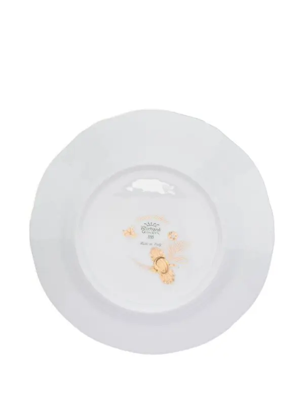 GINORI 1735 Aurum Porcelain Plate - White