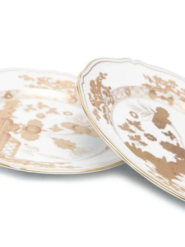 GINORI 1735 Aurum Porcelain Plate - White