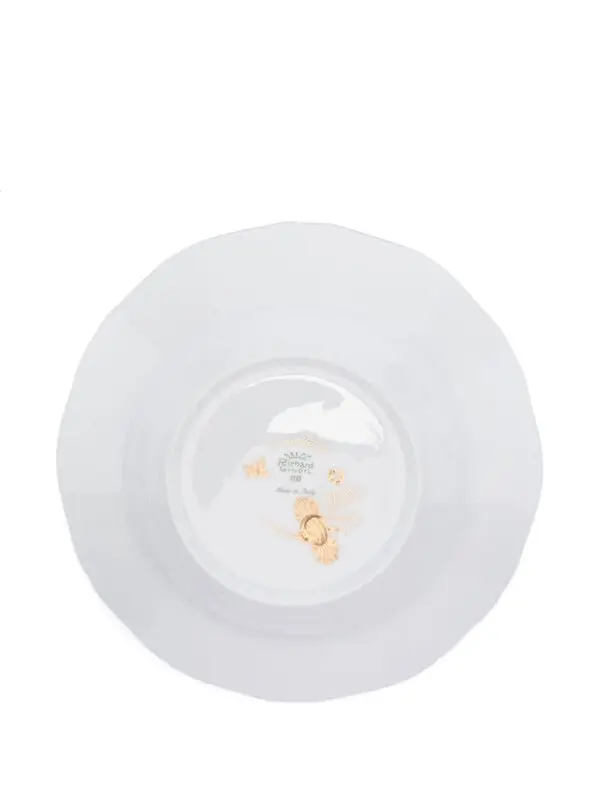 GINORI 1735 Aurum Porcelain Soup Plate - White