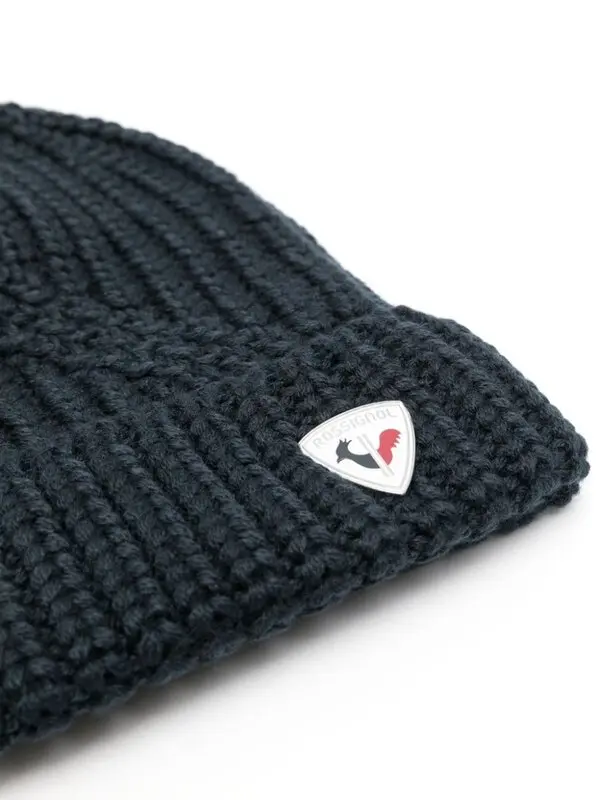 Rossignol Tara Pompom-detail Beanie - Blue