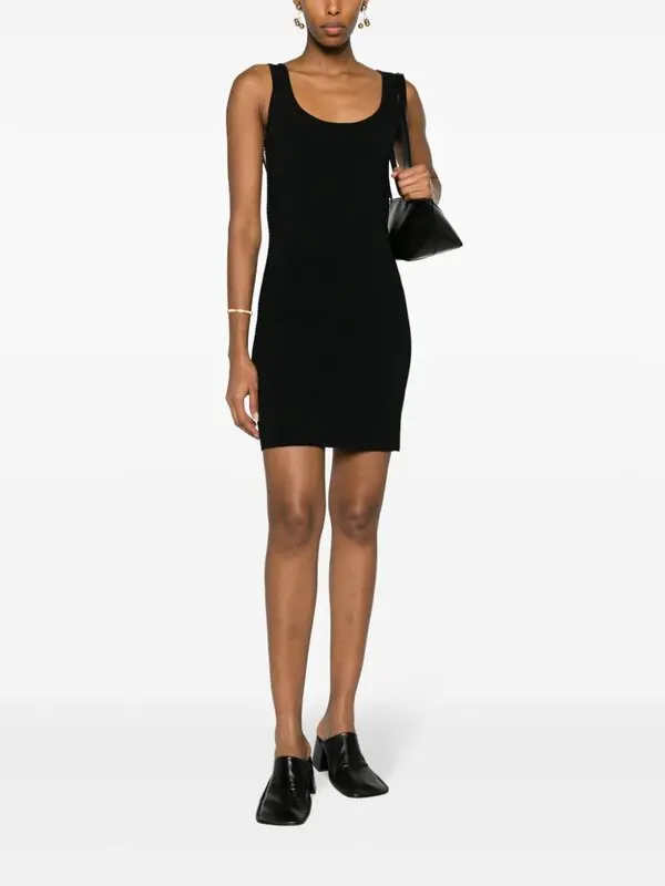 nanushka crochet dress Nanushka Heleen Crochet-Trim Mini Dress In Black - 57% Off
