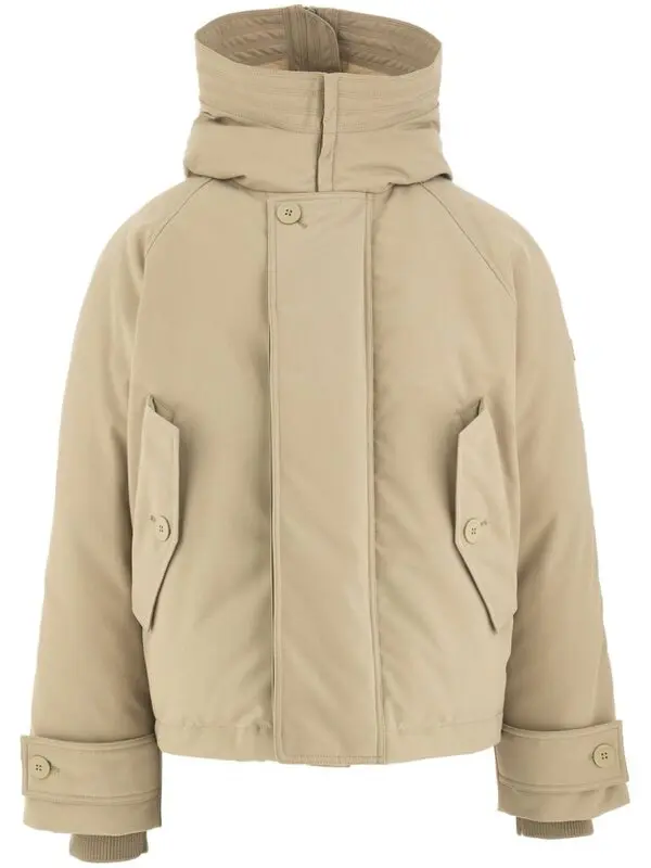 FERRAGAMO Classic-hood Padded Jacket - Neutrals