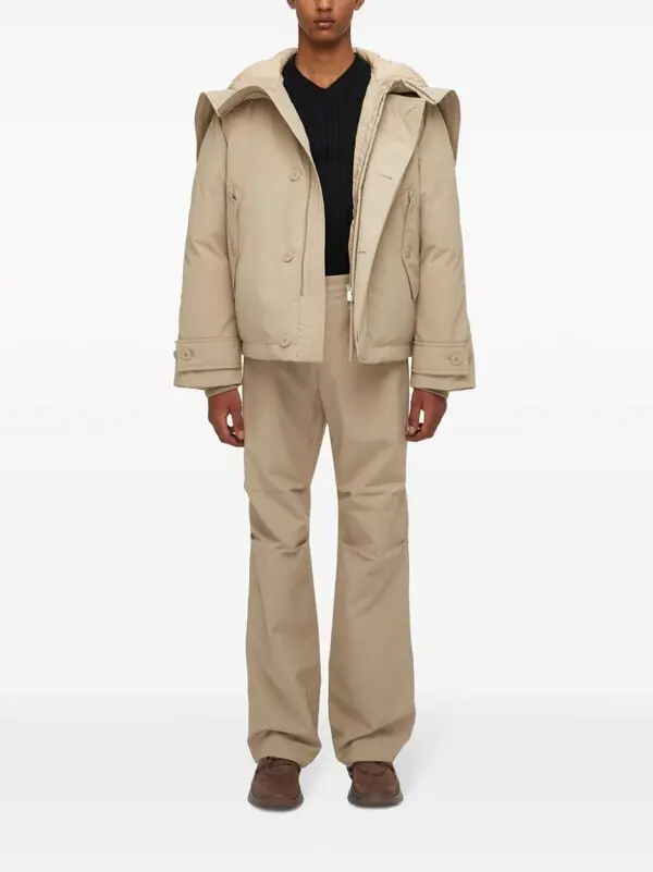 FERRAGAMO Classic-hood Padded Jacket - Neutrals