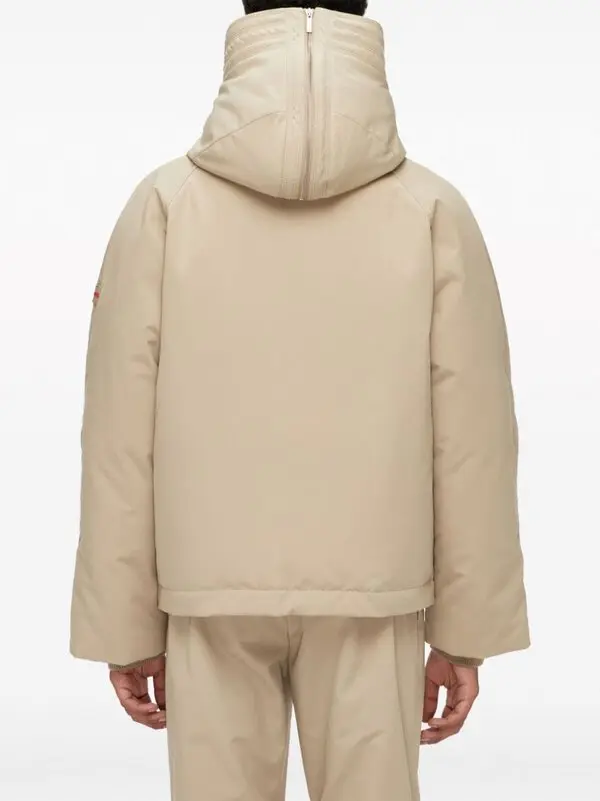 FERRAGAMO Classic-hood Padded Jacket - Neutrals