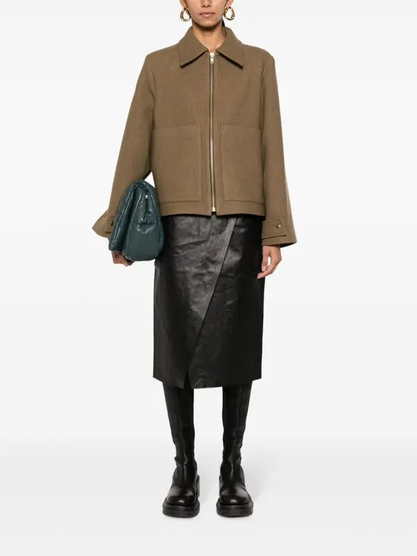 KASSL EDITIONS Strap-detail Wrap Midi Skirt