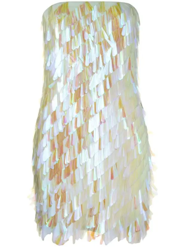 Attico Sequin-embellished Minidress
