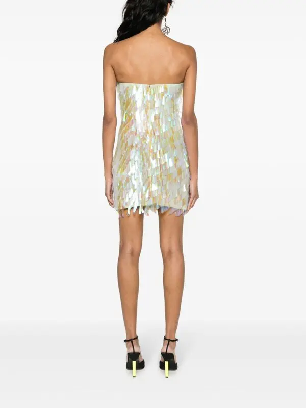 Attico Sequin-embellished Minidress