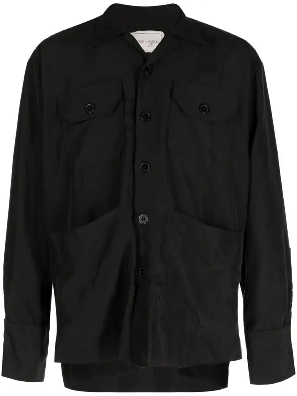 GREG LAUREN Souvenir Boxy Studio Button-up Shirt